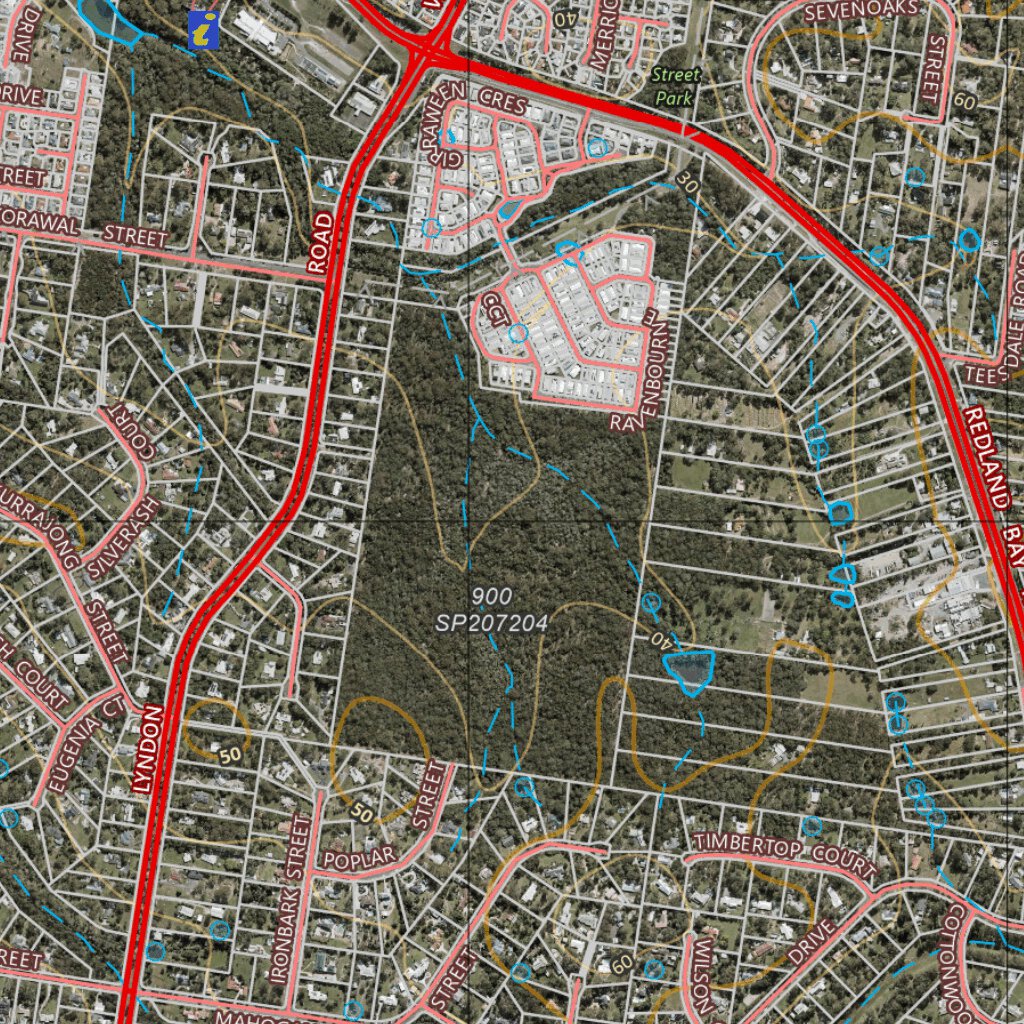 Capalaba (9542-41i) Map by Department of Resources | Avenza Maps