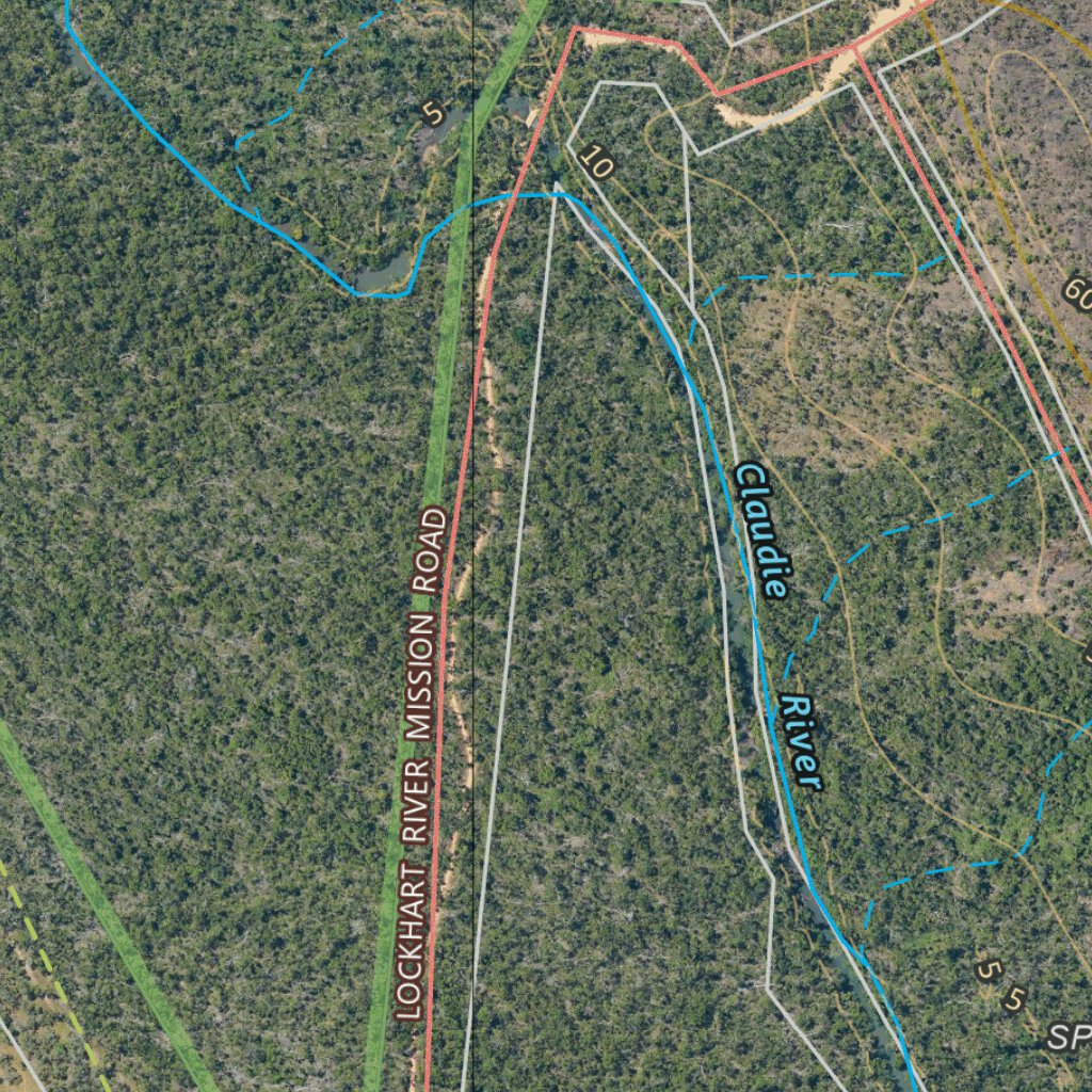 Claudie River (7572-244i) Map by Department of Resources | Avenza Maps