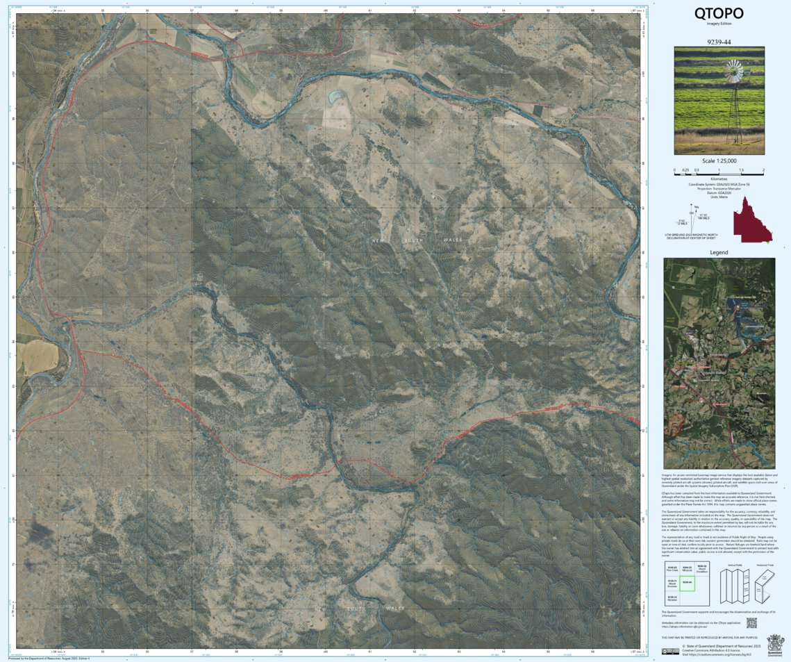 Clive (9239-44i) Map by Department of Resources | Avenza Maps