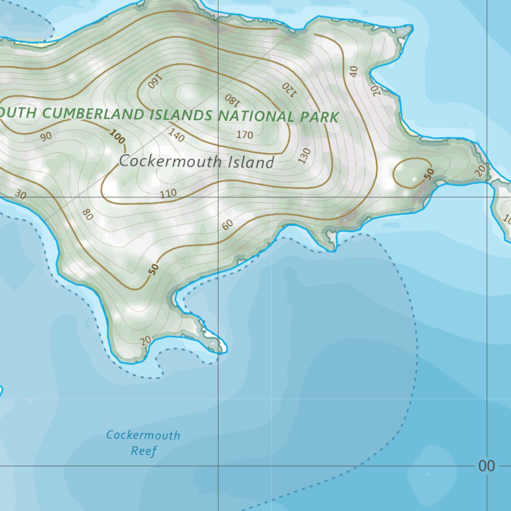 Cockermouth Island (8756-21) Map by Department of Resources | Avenza Maps