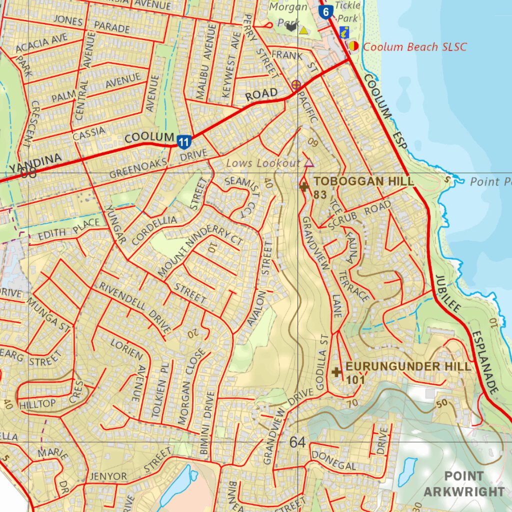 Coolum (9544-44) Map by Department of Resources | Avenza Maps