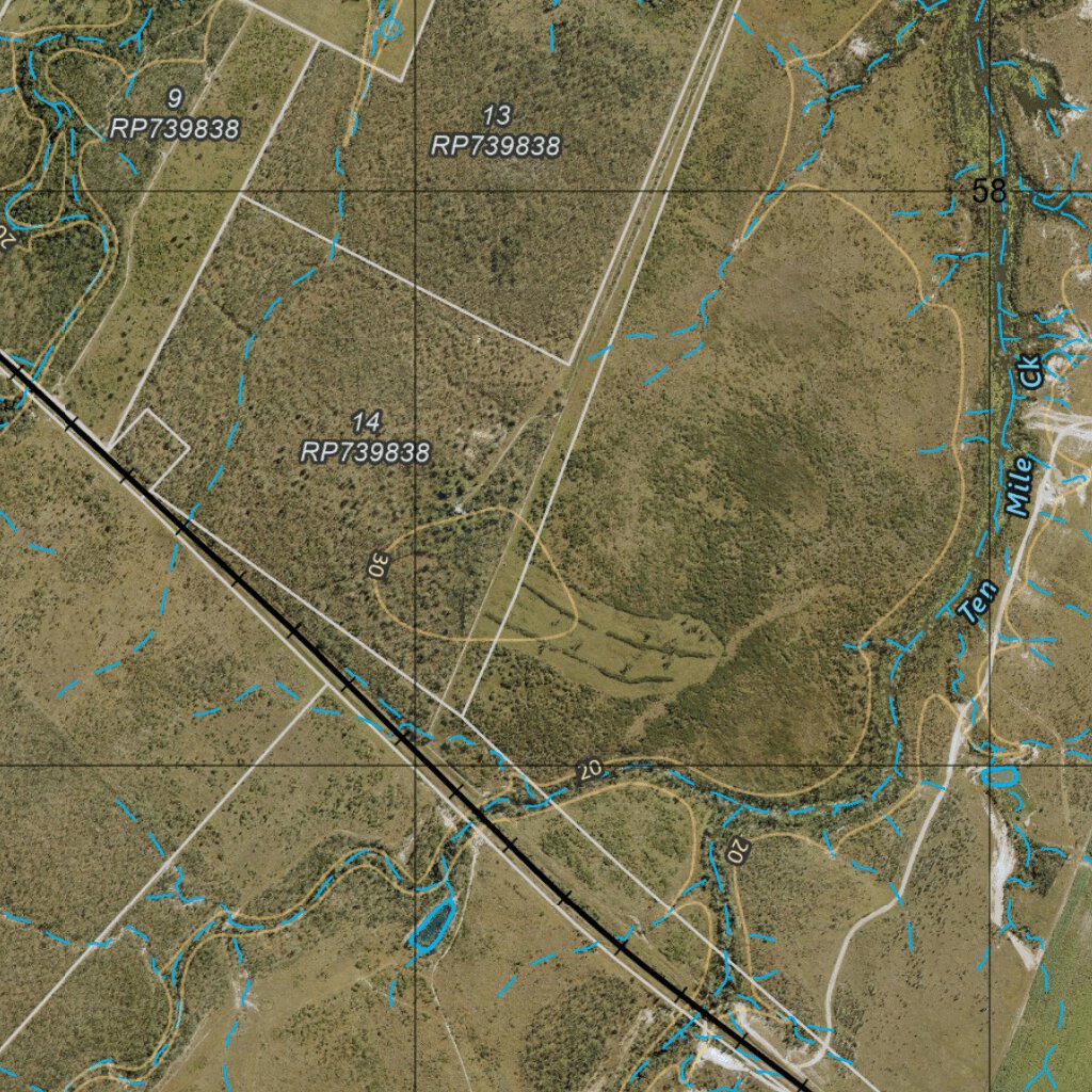 Crystal Brook (8557-21i) Map by Department of Resources | Avenza Maps