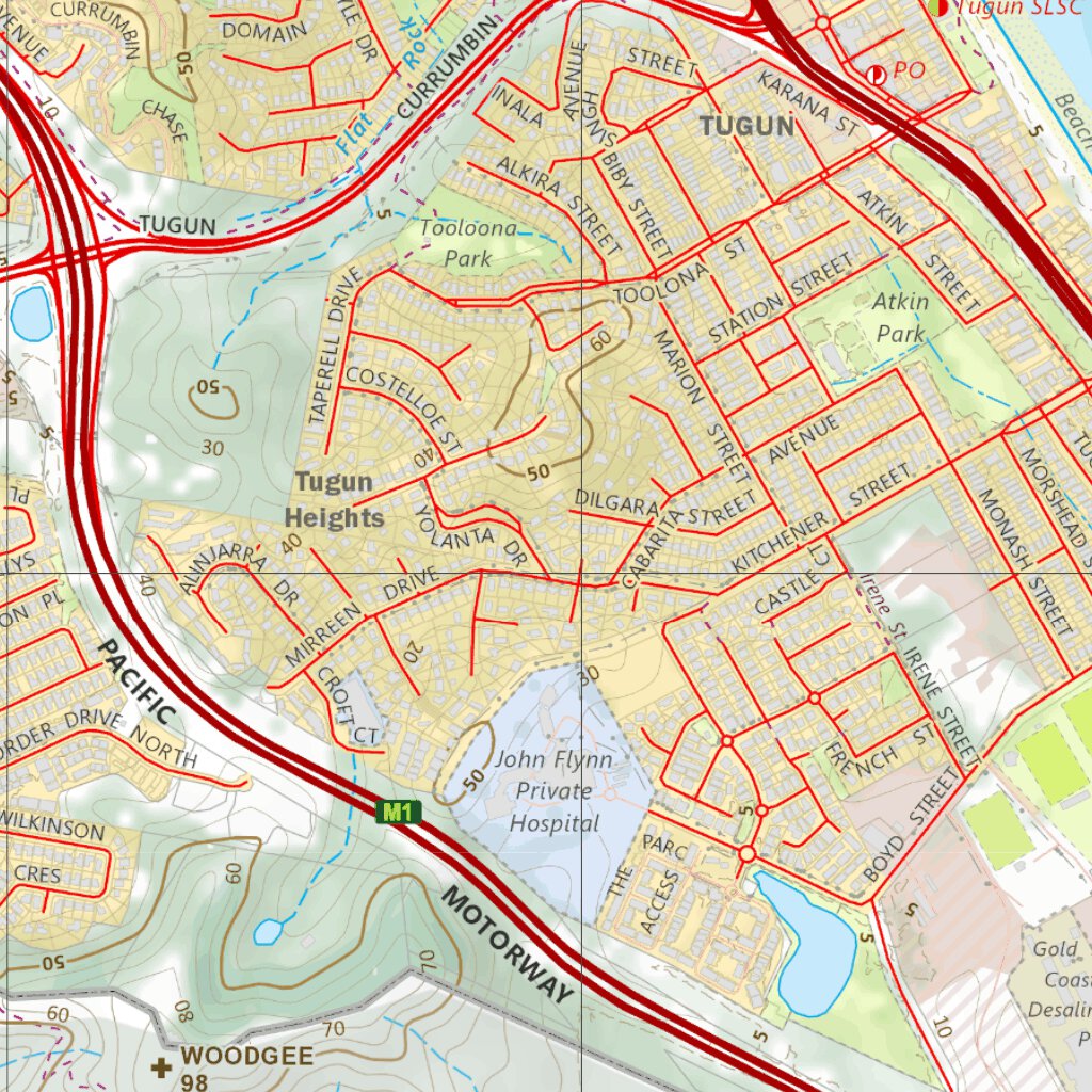 Currumbin (9541-12) Map by Department of Resources | Avenza Maps