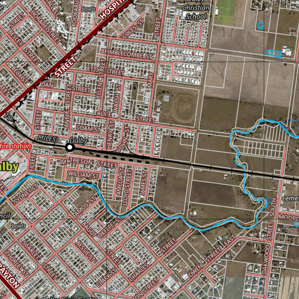 Dalby (9143-13i) Map by Department of Resources | Avenza Maps