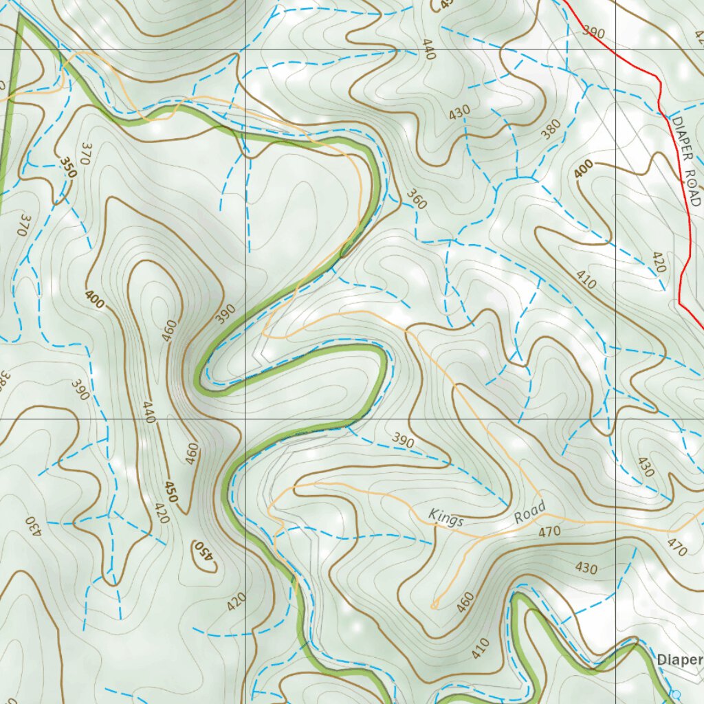 Diaper Mount (9344-14) Map by Department of Resources | Avenza Maps