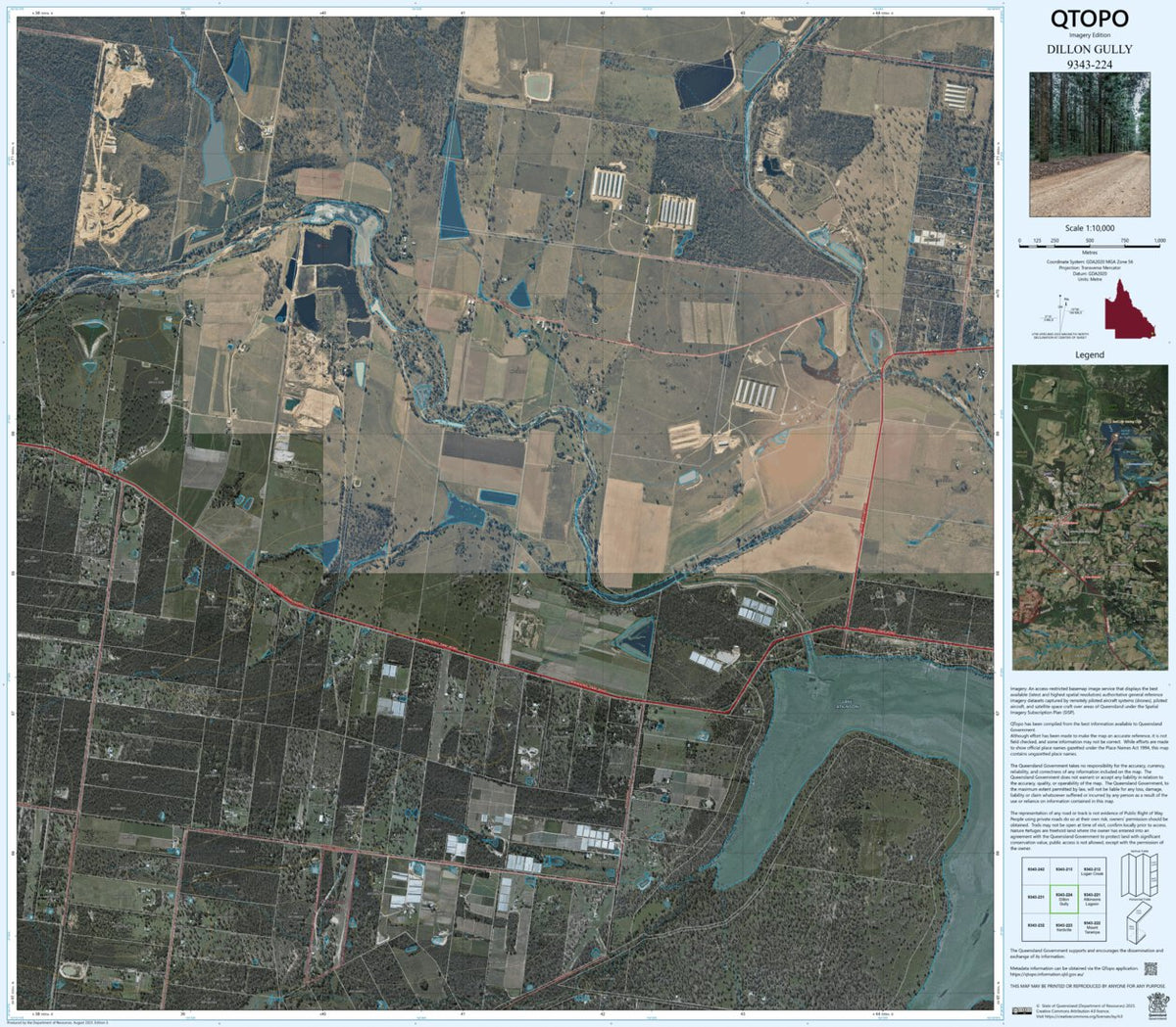 DILLON GULLY (9343-224i) Map by Department of Resources | Avenza Maps