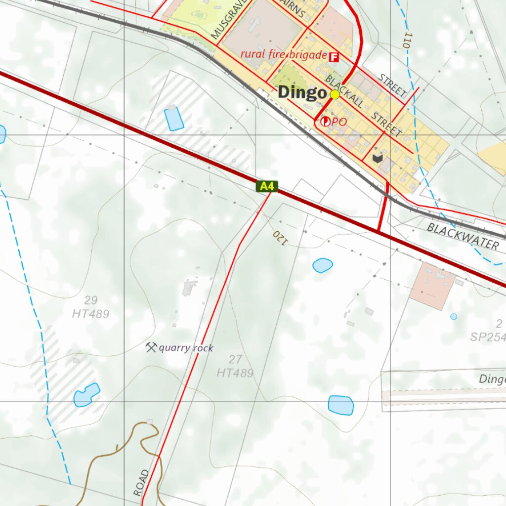 Dingo (8750-13) Map by Department of Resources | Avenza Maps