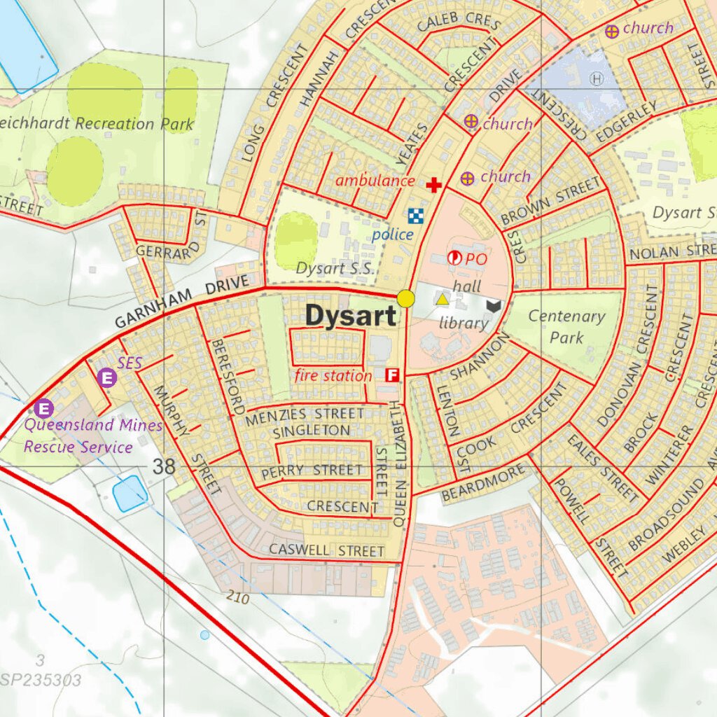 Dysart (8552-14) Map by Department of Resources | Avenza Maps