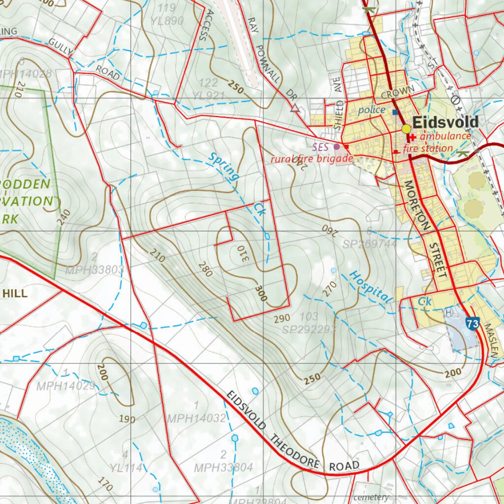 Eidsvold (9147-3) Map by Department of Resources | Avenza Maps