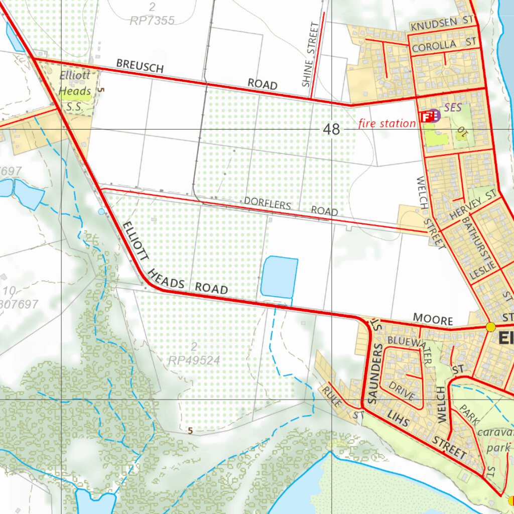 Elliott Heads (9348-22) Map by Department of Resources | Avenza Maps
