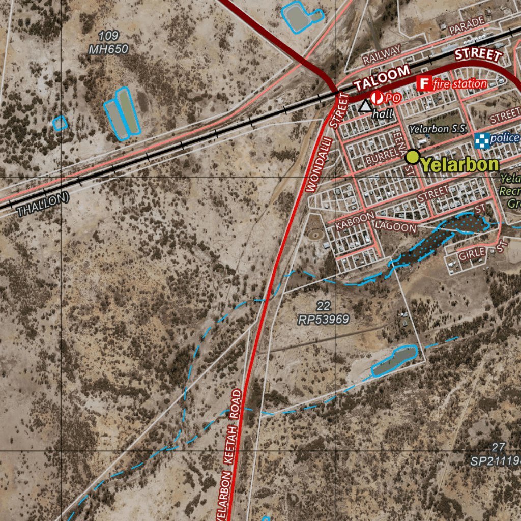 Gibinbell (9040-41i) Map by Department of Resources | Avenza Maps