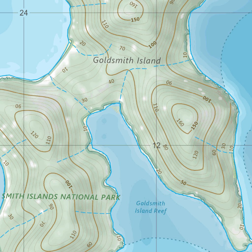 Goldsmith Island (8756-42) Map by Department of Resources | Avenza Maps