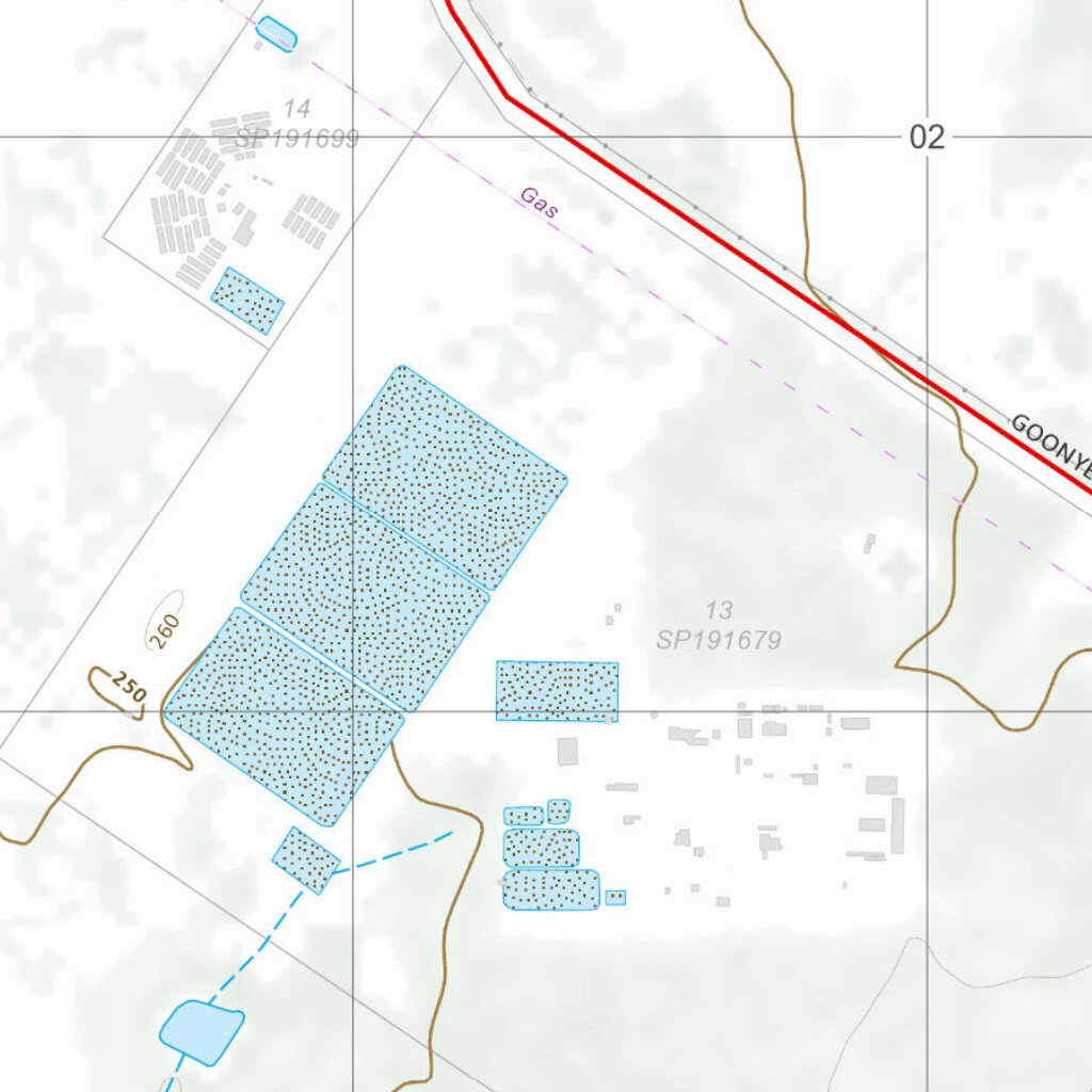 Goonyella (8454-22) Map by Department of Resources | Avenza Maps