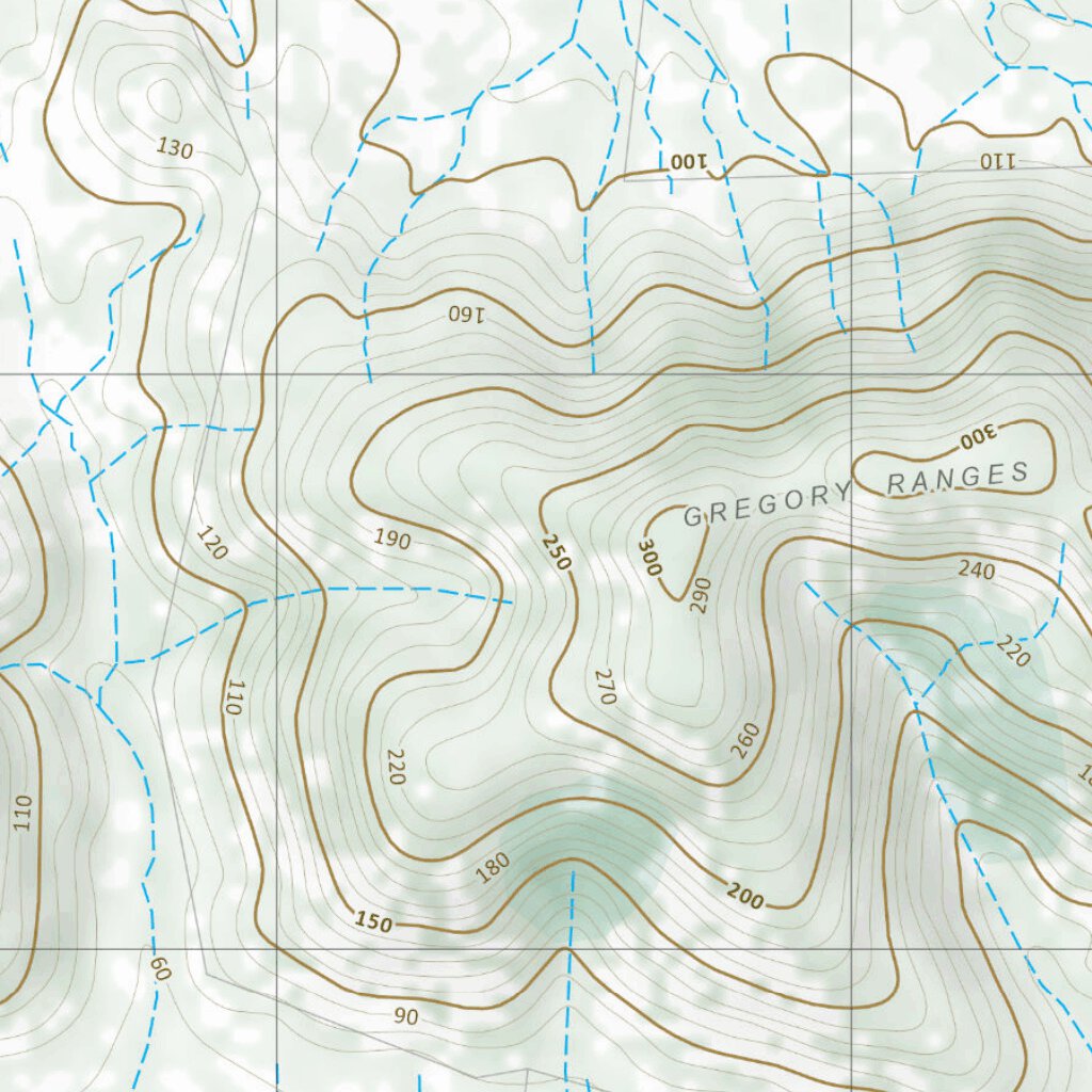 Gregory Ranges (8358-23) Map by Department of Resources | Avenza Maps