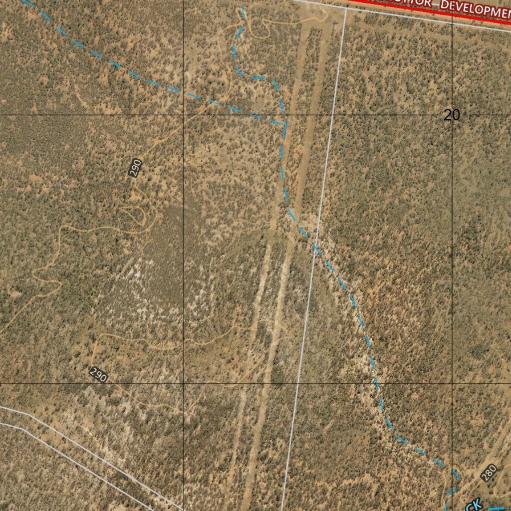 Gum Tree Creek (8454-14i) Map by Department of Resources | Avenza Maps