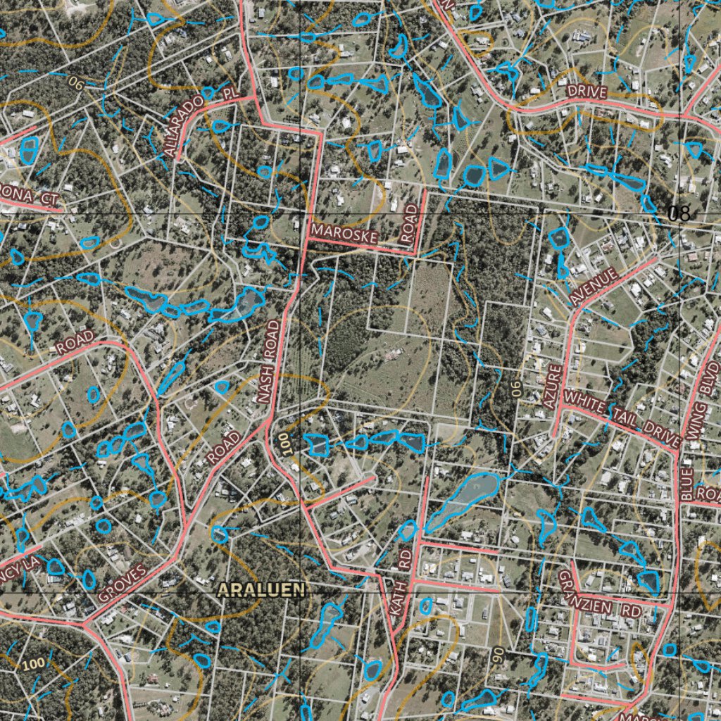 Gympie (9445-42i) Map by Department of Resources | Avenza Maps