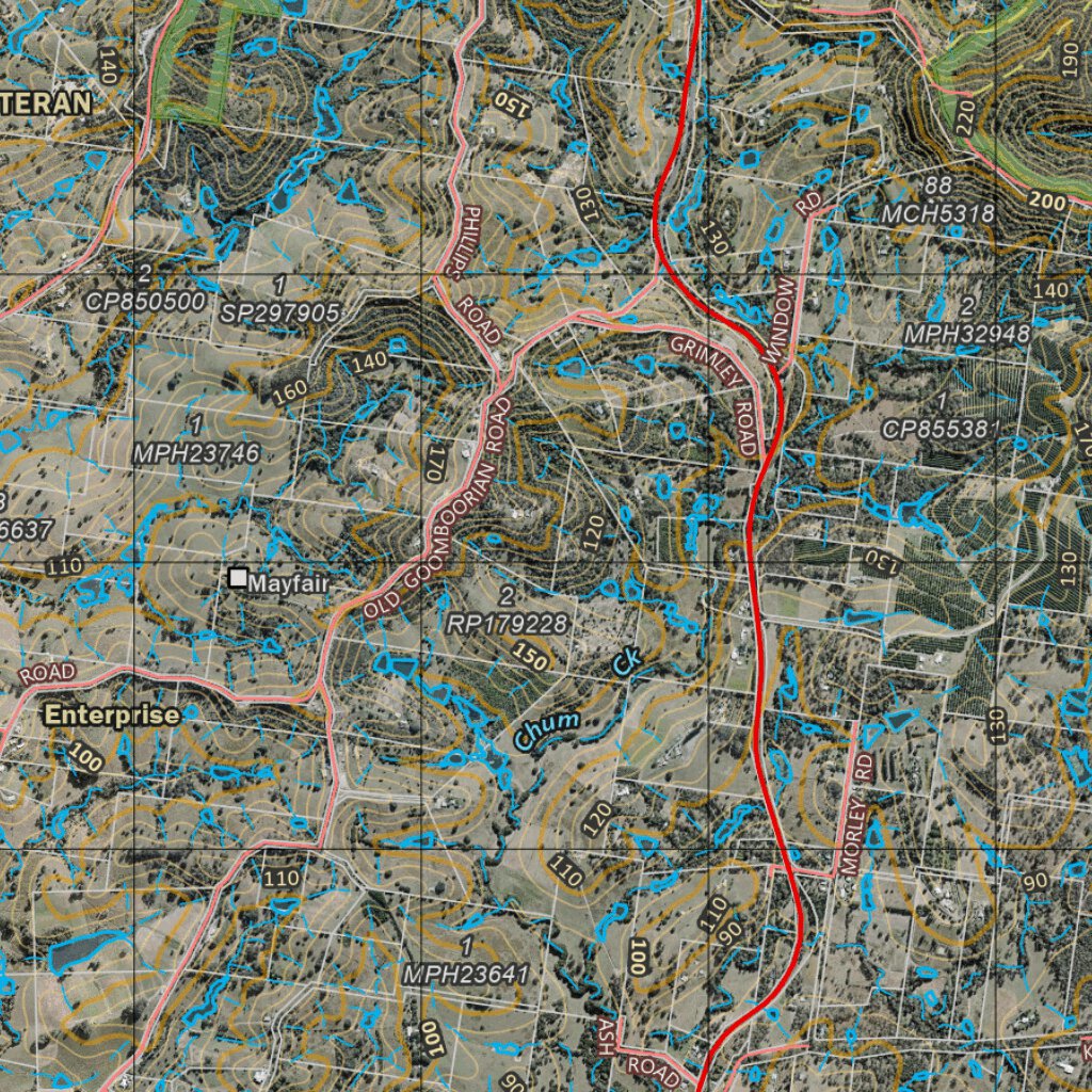 Gympie (9445-4i) Map by Department of Resources | Avenza Maps
