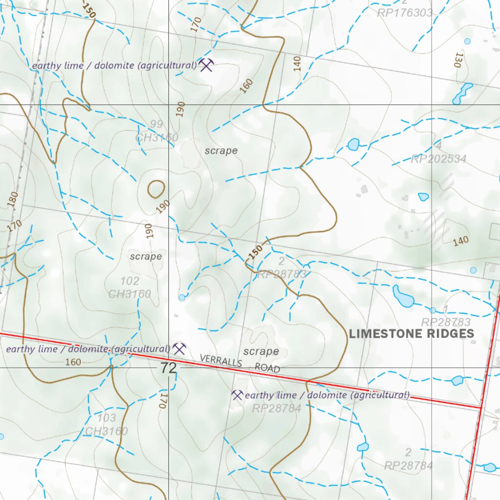 Harrisville (9442-31) Map by Department of Resources | Avenza Maps
