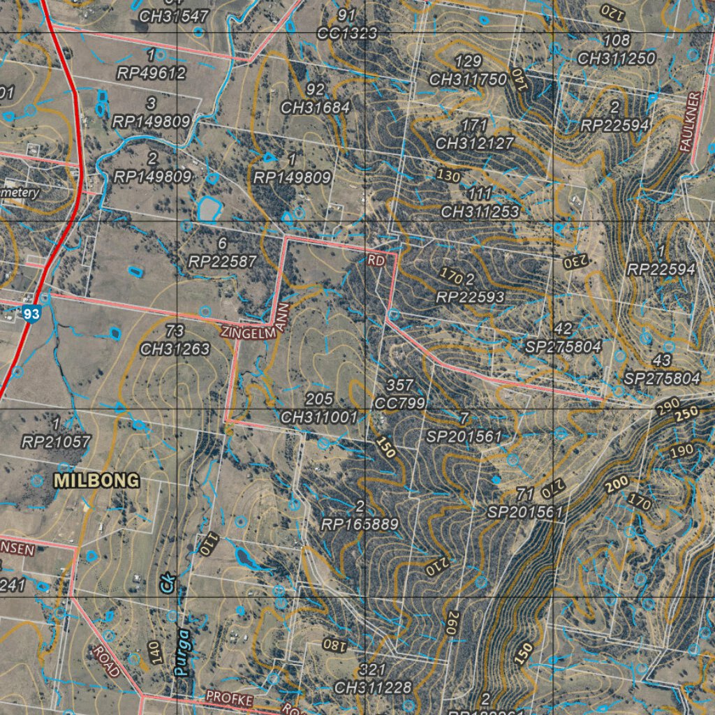 Harrisville (9442-3i) Map by Department of Resources | Avenza Maps