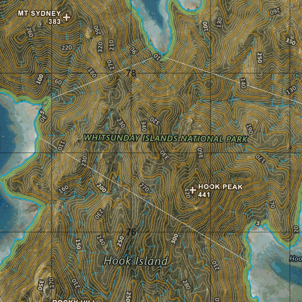 Hayman Island (8657-1i) Map by Department of Resources | Avenza Maps