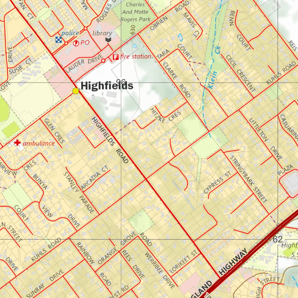 Highfields (9243-22) Map by Department of Resources | Avenza Maps