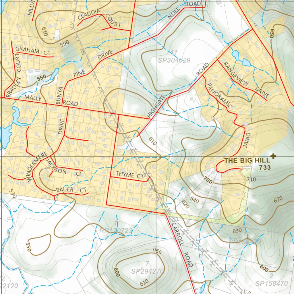 Hodgson Vale (9242-12) Map by Department of Resources | Avenza Maps