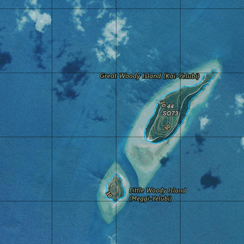 Horn Island (7376-1i) Map by Department of Resources | Avenza Maps
