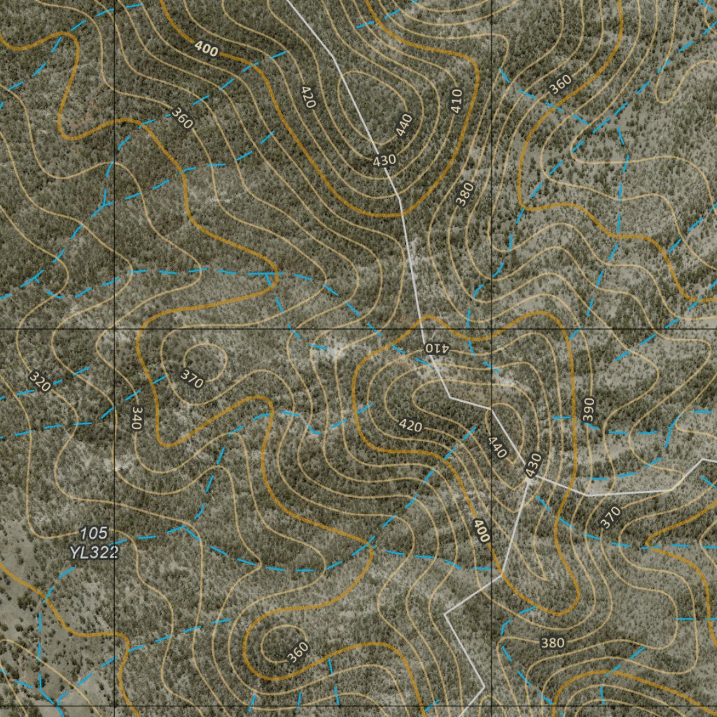 Hungry Hills (9147-24i) Map by Department of Resources | Avenza Maps