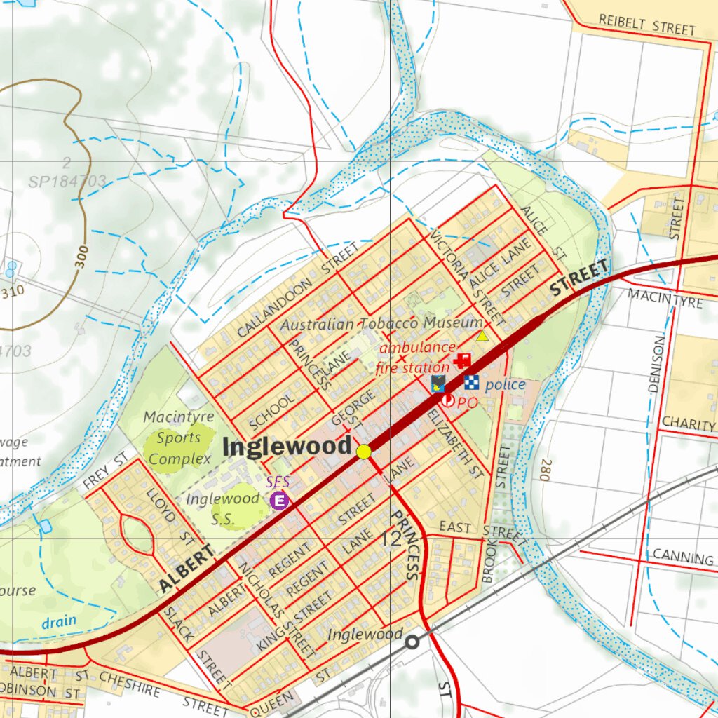 Inglewood (9141-33) Map by Department of Resources | Avenza Maps