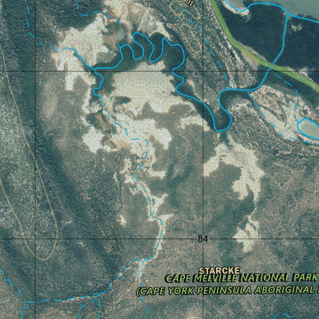 Jeannie River (7868-14i) Map by Department of Resources | Avenza Maps
