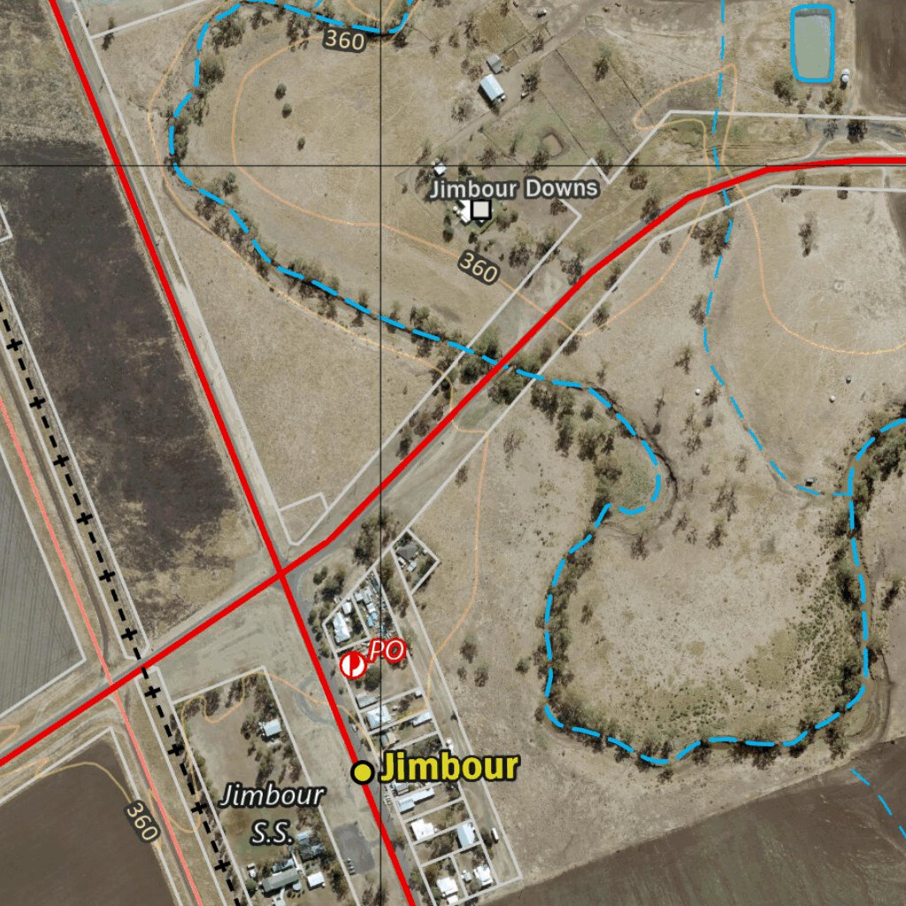 Jimbour (9144-322i) Map by Department of Resources | Avenza Maps