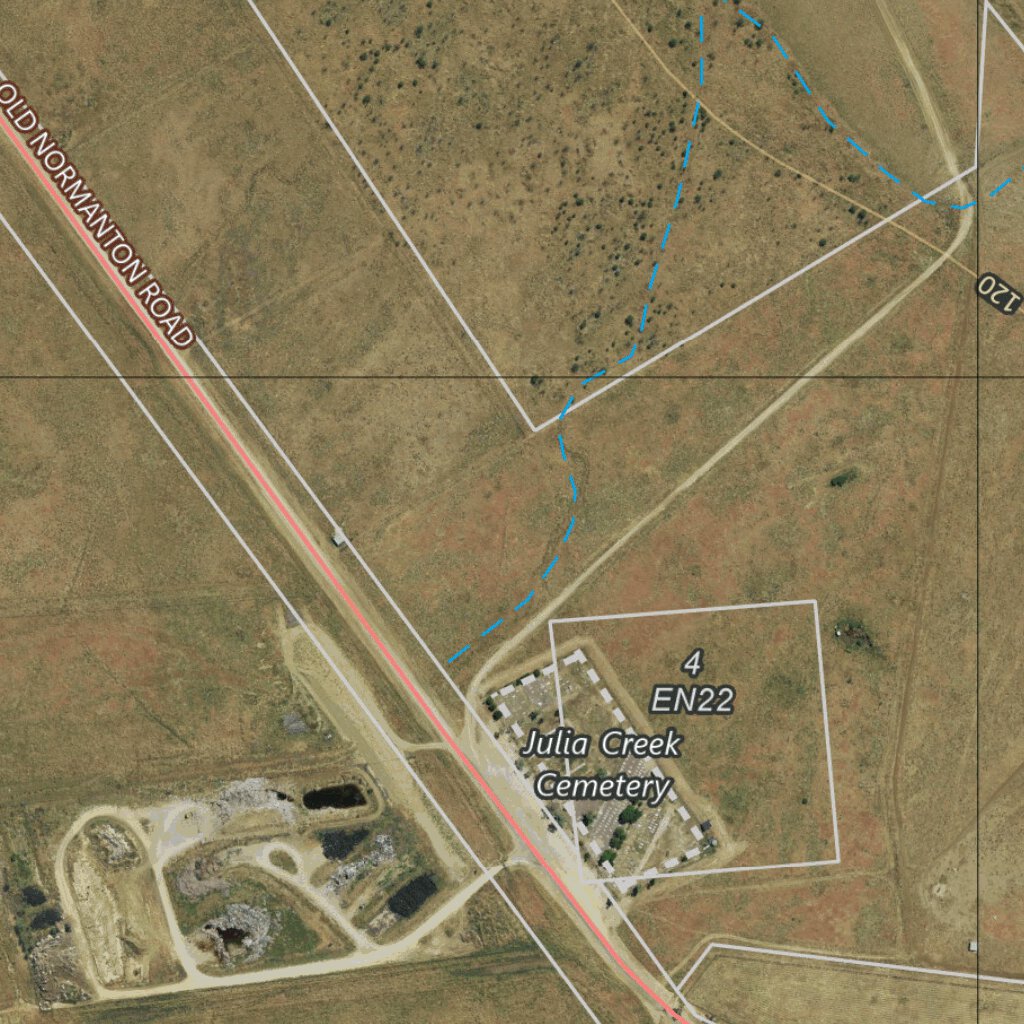 Julia Creek (7256-421i) Map by Department of Resources | Avenza Maps