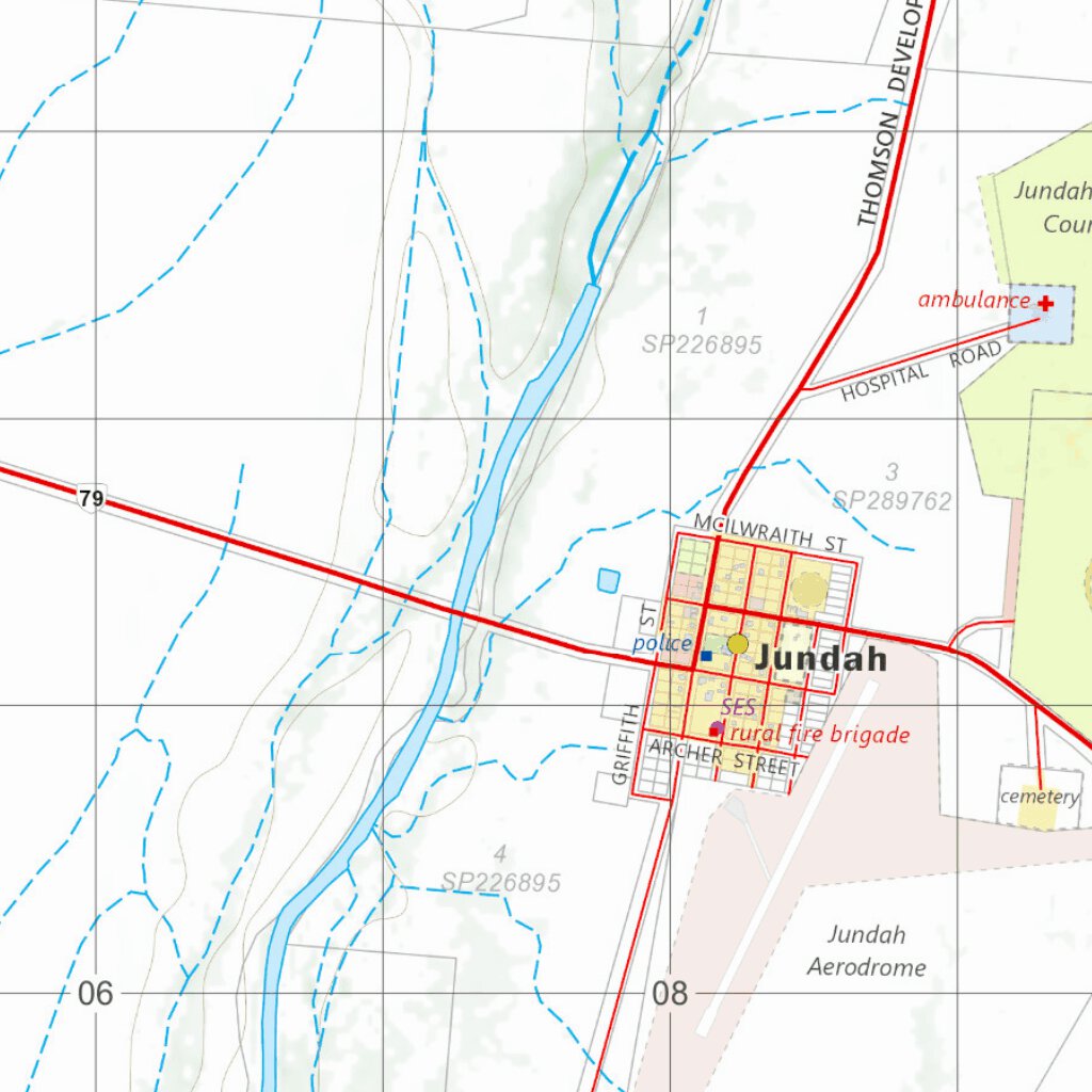 Jundah (7548-3) Map by Department of Resources | Avenza Maps