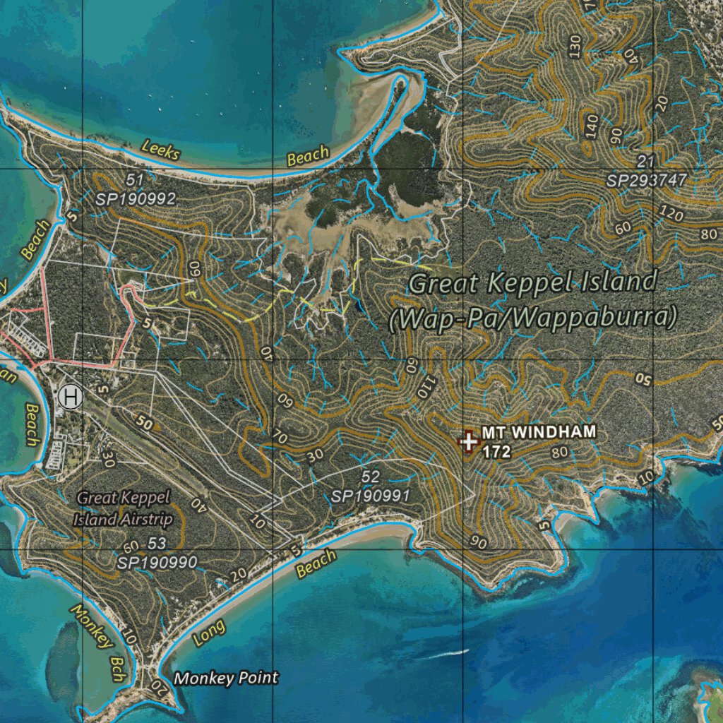 Keppel Isles (9051-1i) Map by Department of Resources | Avenza Maps