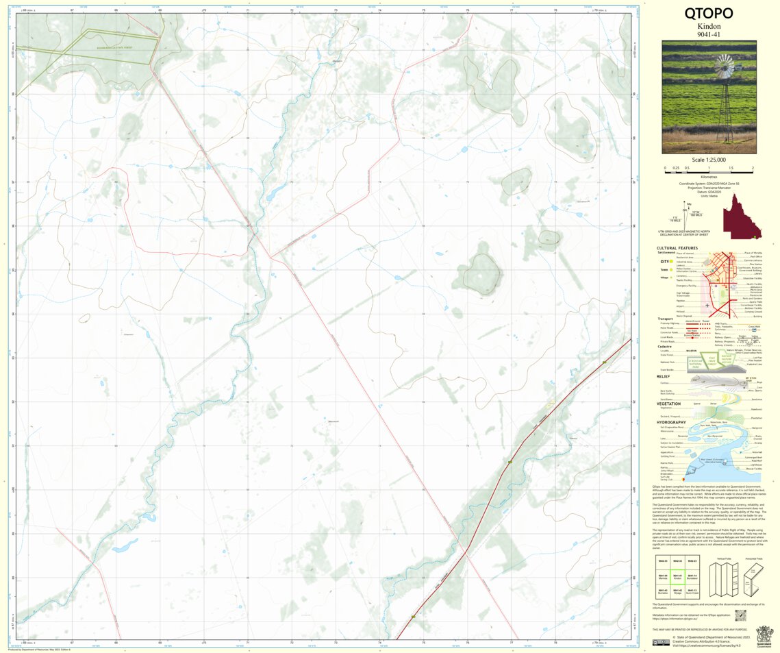 Kindon (9041-41) Map by Department of Resources | Avenza Maps