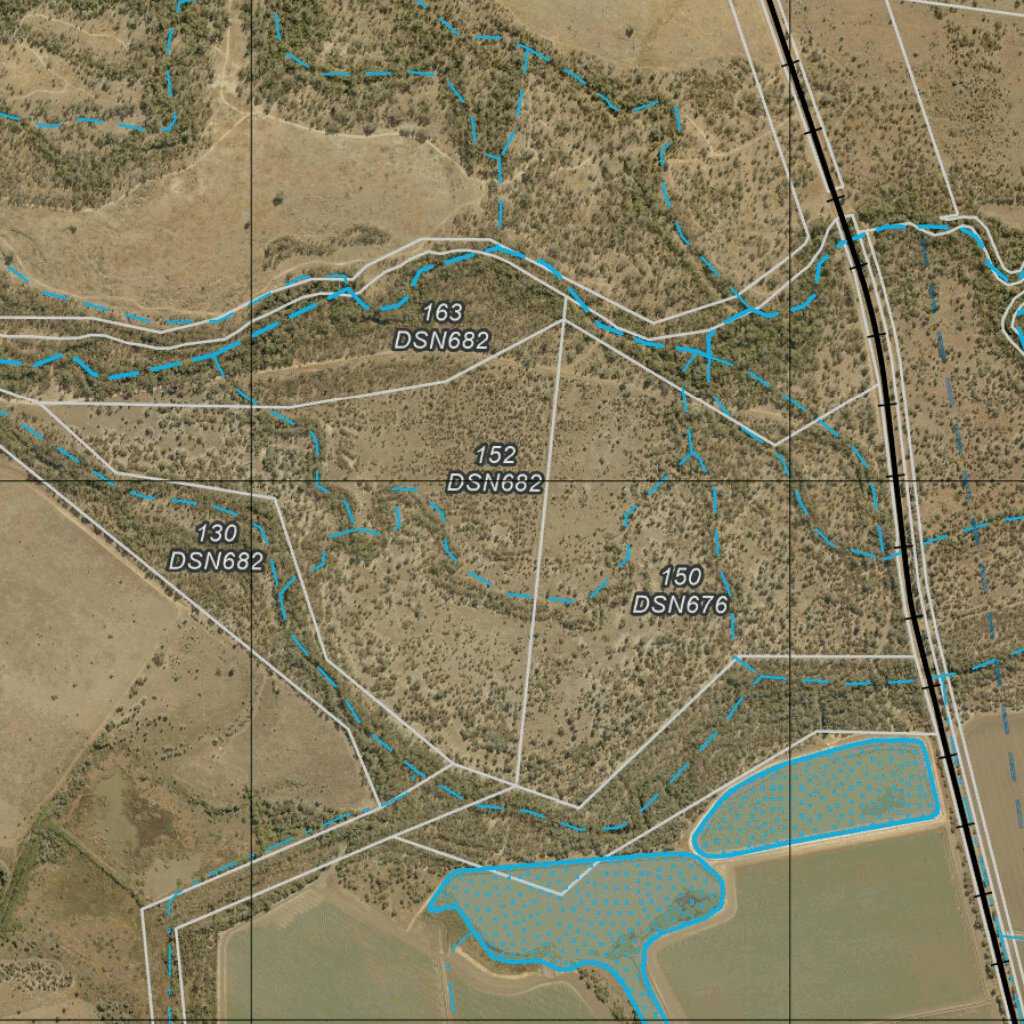 Kingower (8551-33i) Map by Department of Resources | Avenza Maps