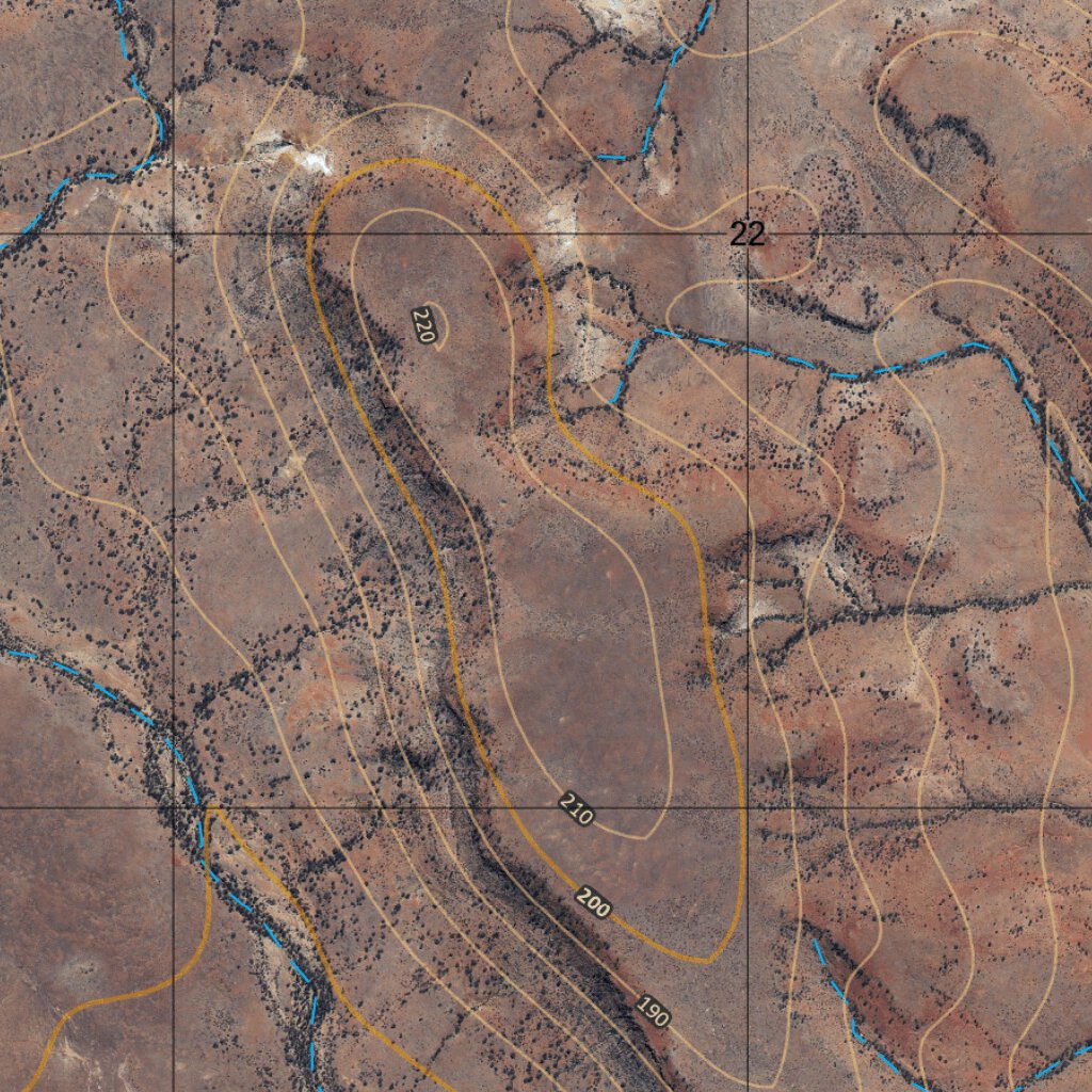 Lake Yamma Yamma (7145-14i) Map by Department of Resources | Avenza Maps