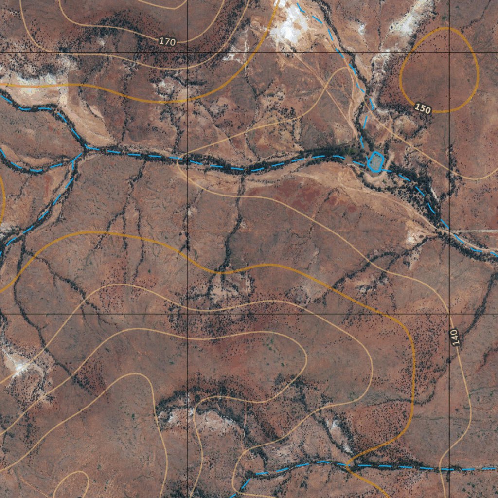 Lake Yamma Yamma (7145-34i) Map by Department of Resources | Avenza Maps