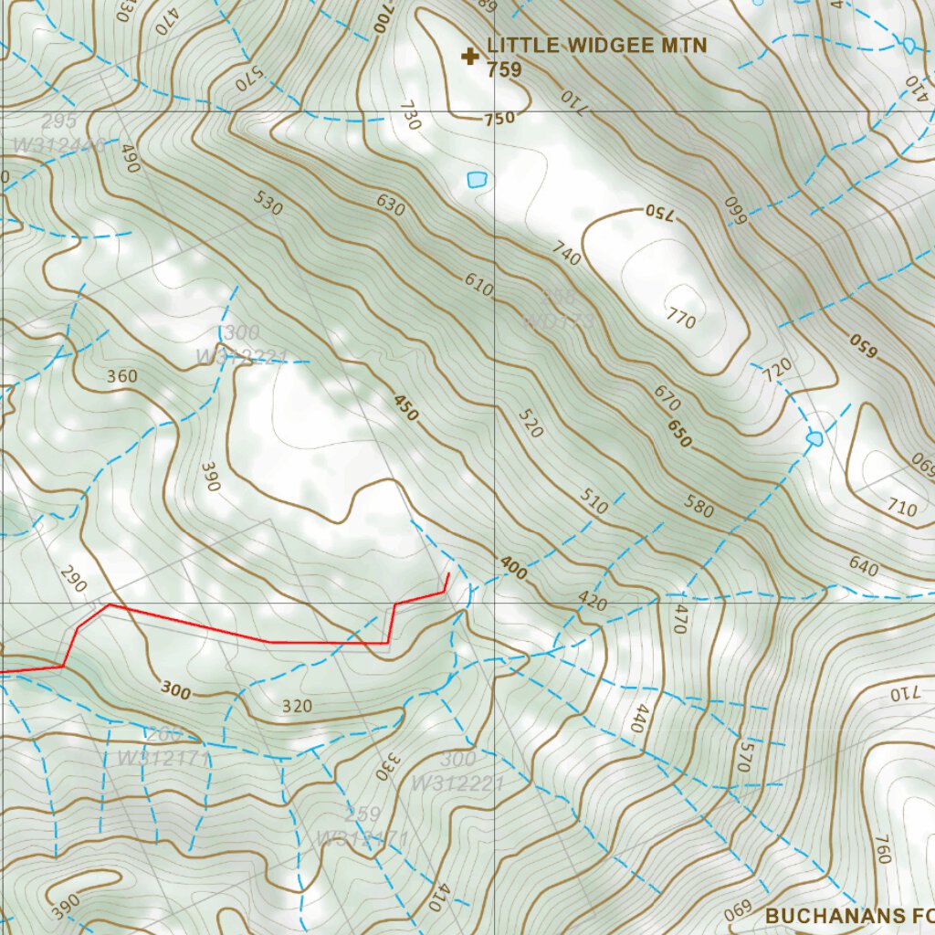 Lamington (9541-34) Map by Department of Resources | Avenza Maps
