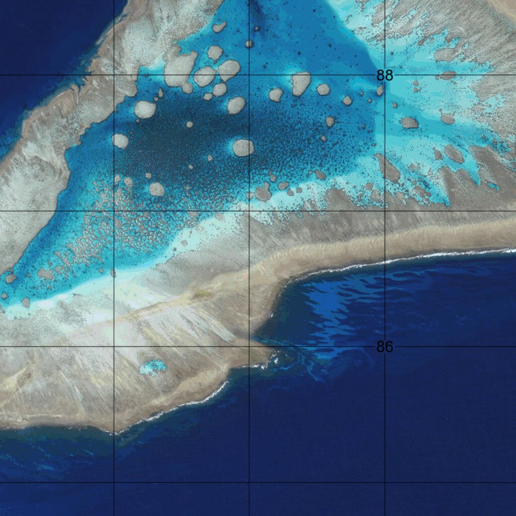 Lamont Reef (9350-4i) Map by Department of Resources | Avenza Maps