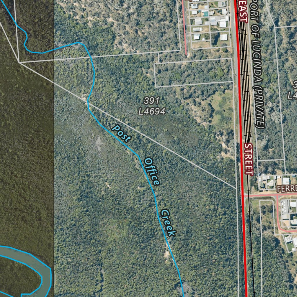 Lucinda (8160-141i) Map by Department of Resources | Avenza Maps