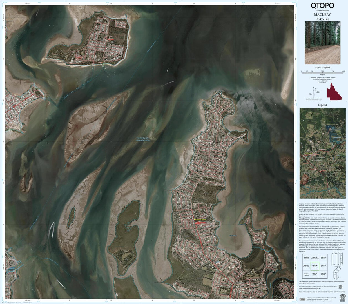 MACLEAY (9542-142i) Map by Department of Resources | Avenza Maps