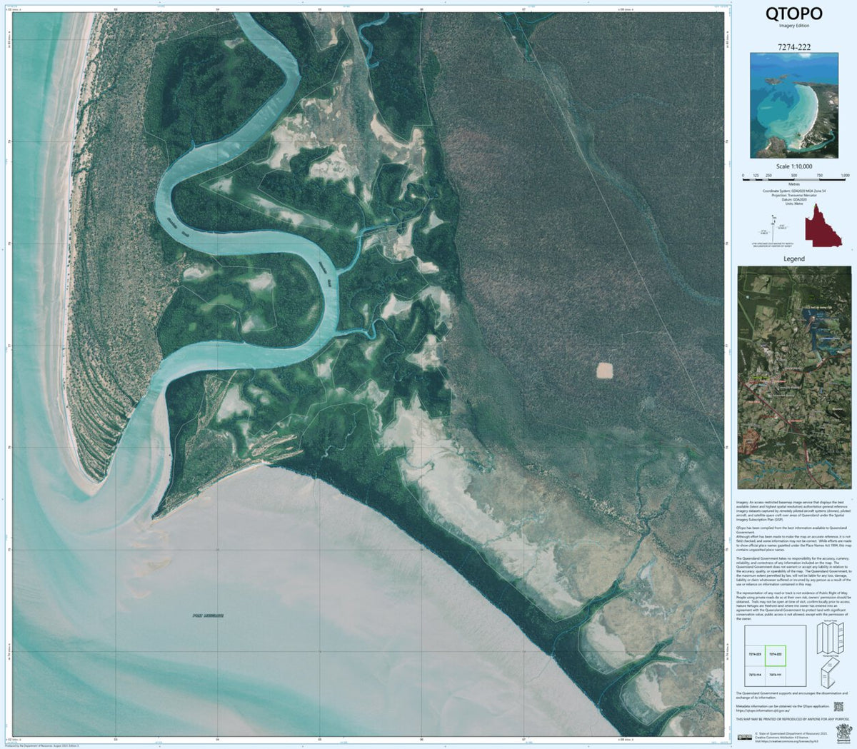 Mapoon (7274-222i) Map by Department of Resources | Avenza Maps