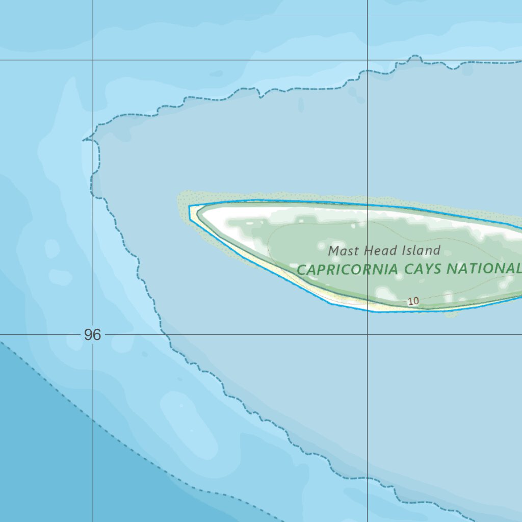 Mast Head Island (9250-41) Map by Department of Resources | Avenza Maps
