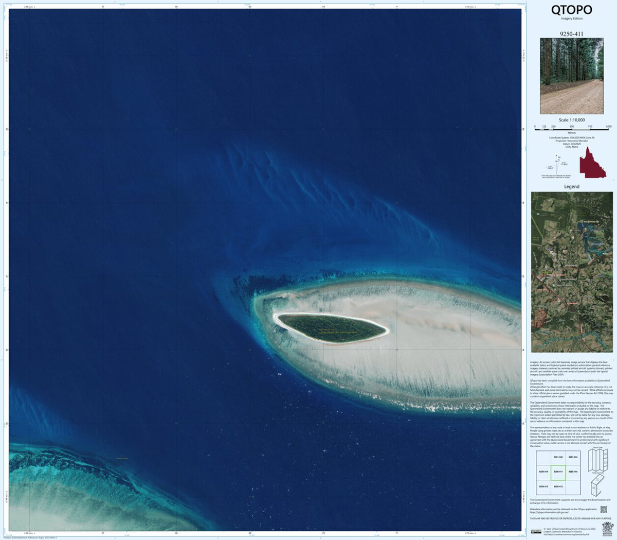 Mast Head Island (9250-411i) Map by Department of Resources | Avenza Maps