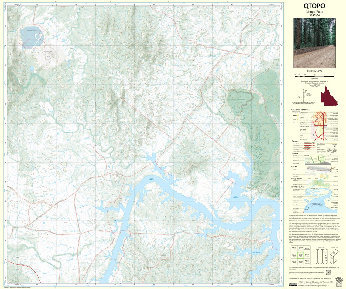 Mingo Falls (9247-24) Map by Department of Resources | Avenza Maps