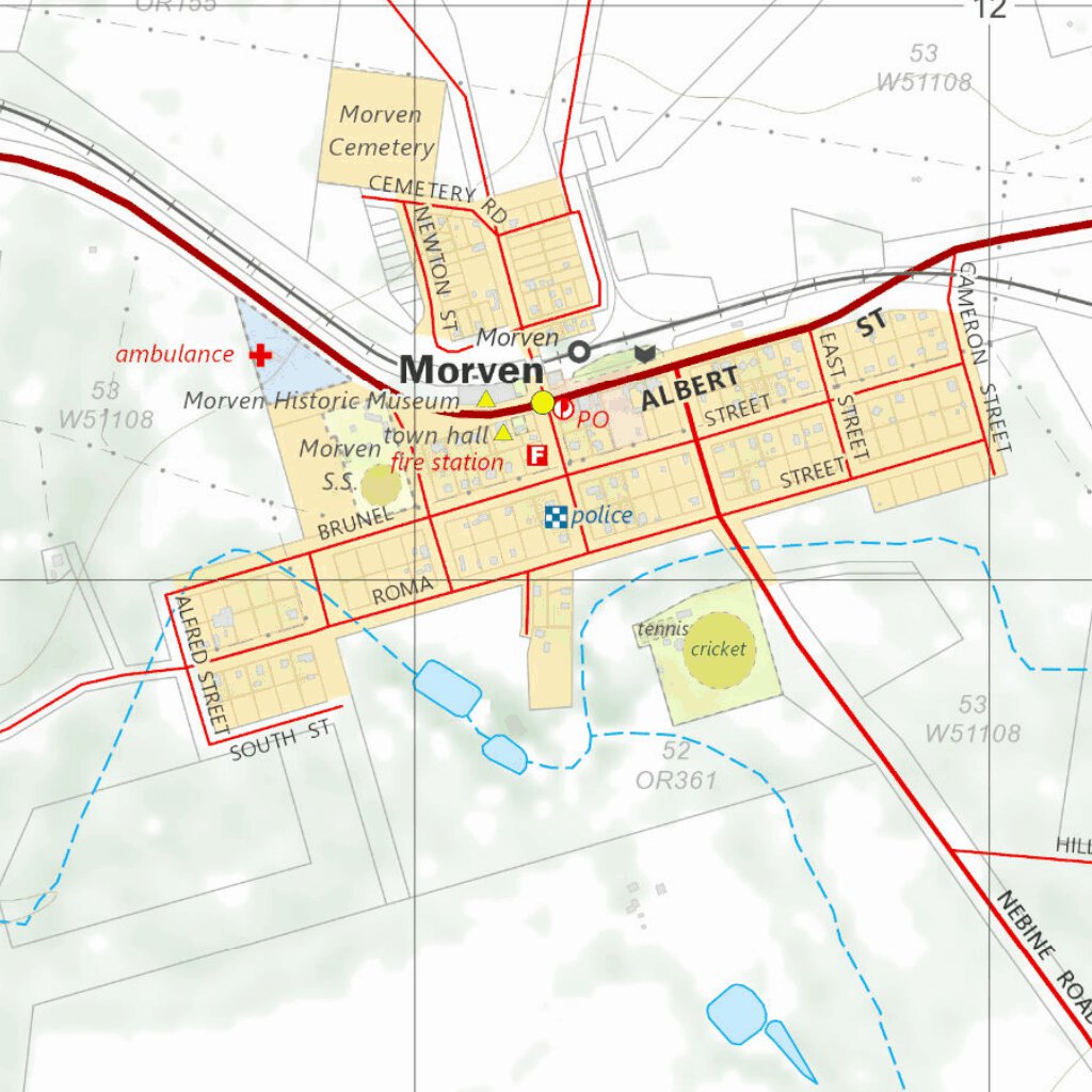 Morven (8345-33) Map by Department of Resources | Avenza Maps