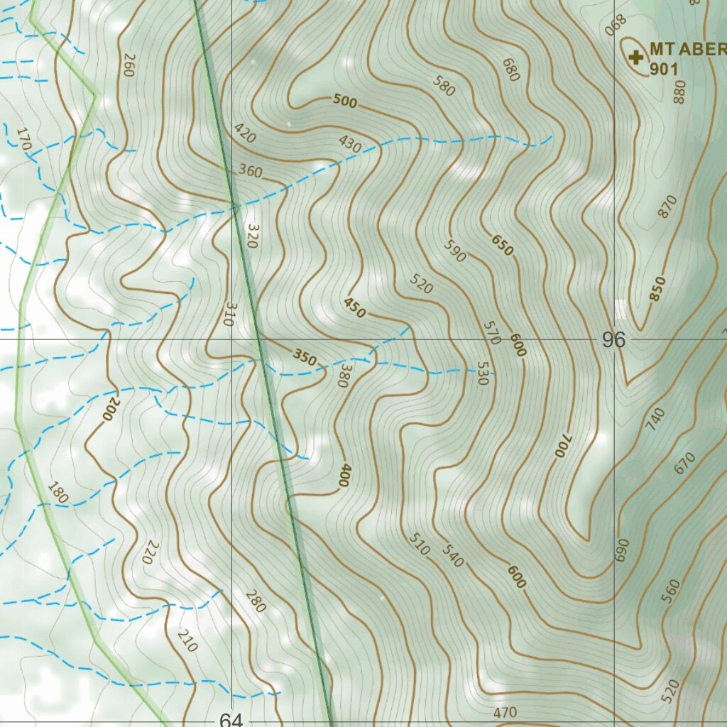 Mount Aberdeen (8457-12) Map by Department of Resources | Avenza Maps