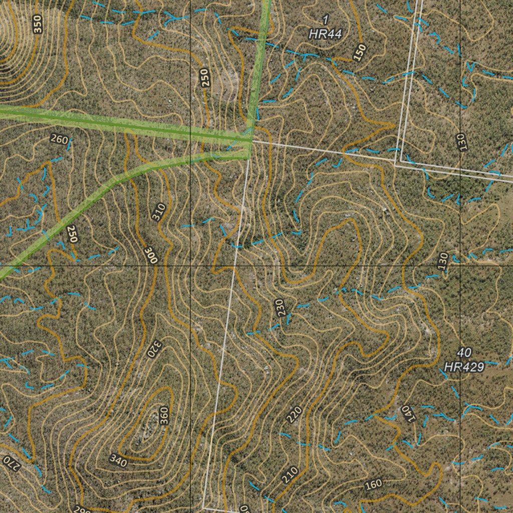 Mount Aberdeen (8457-12i) Map by Department of Resources | Avenza Maps