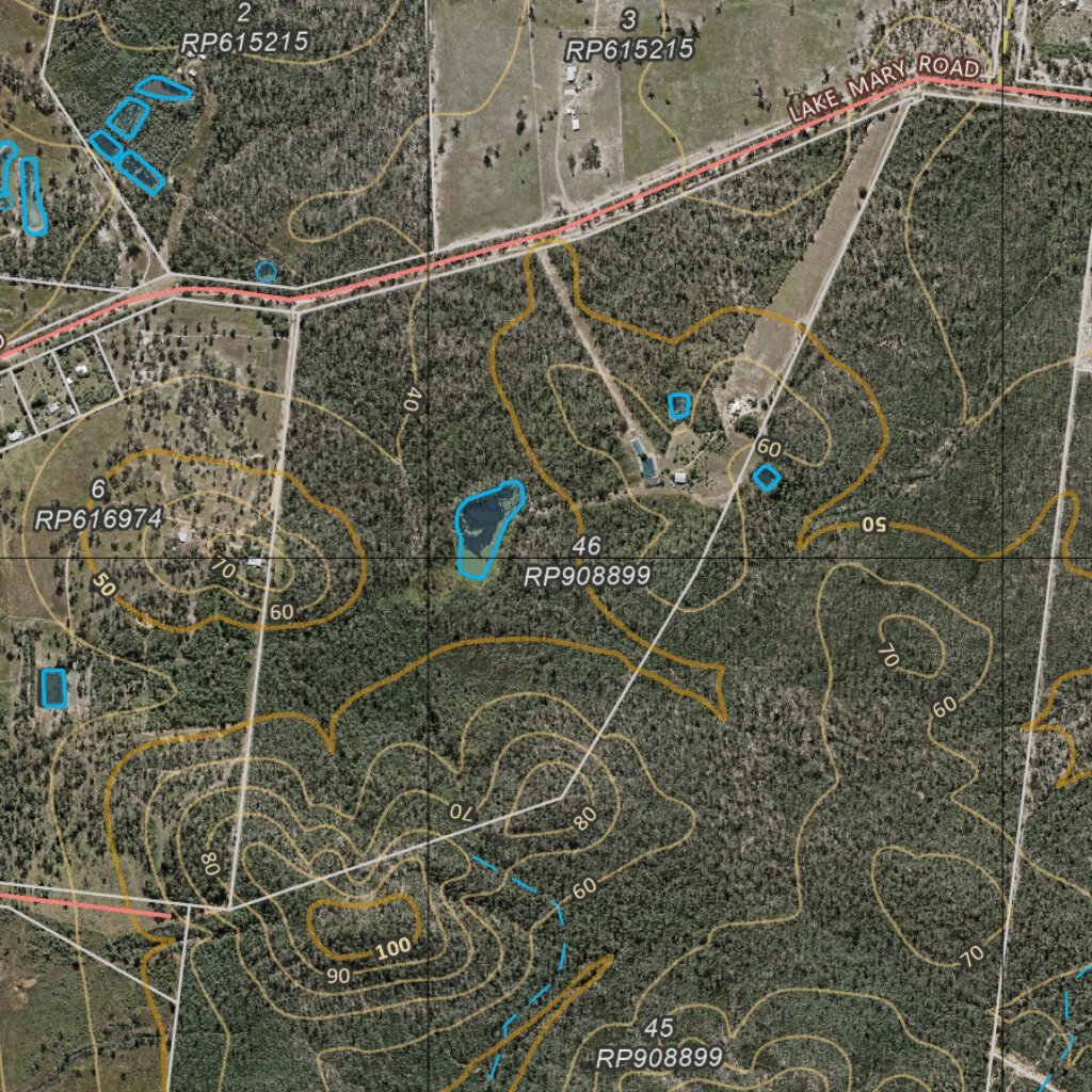Mount Atherton (9051-44i) Map by Department of Resources | Avenza Maps
